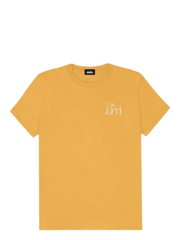 DALIX Relaxed Fit Tee - Mustard