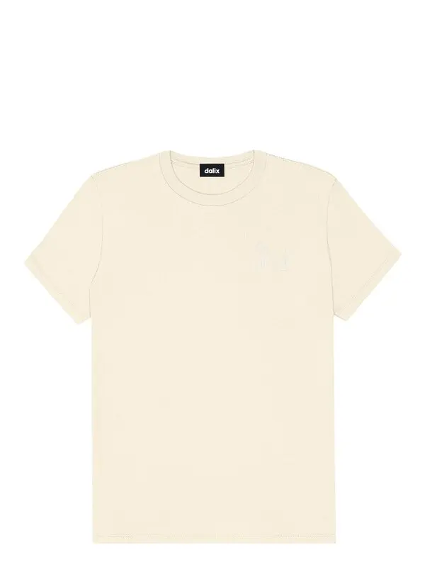 DALIX Relaxed Fit Tee - Natural