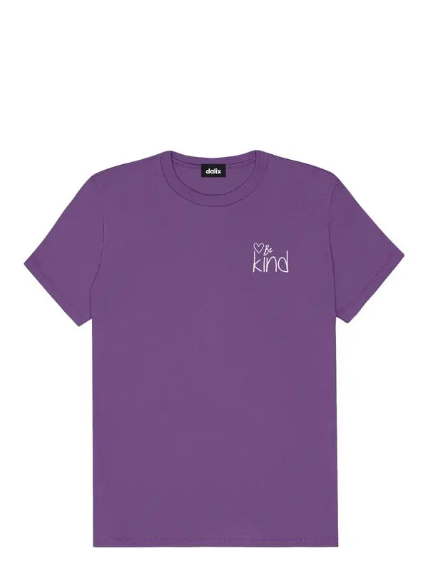 DALIX Relaxed Fit Tee - Purple