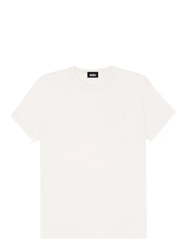 DALIX Relaxed Fit Tee - Vintage White