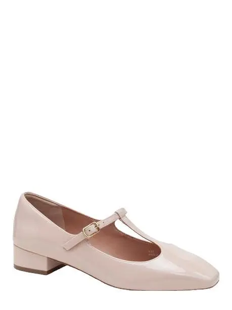 Linea Paolo Marcel T-strap Pump - Ballet Pink