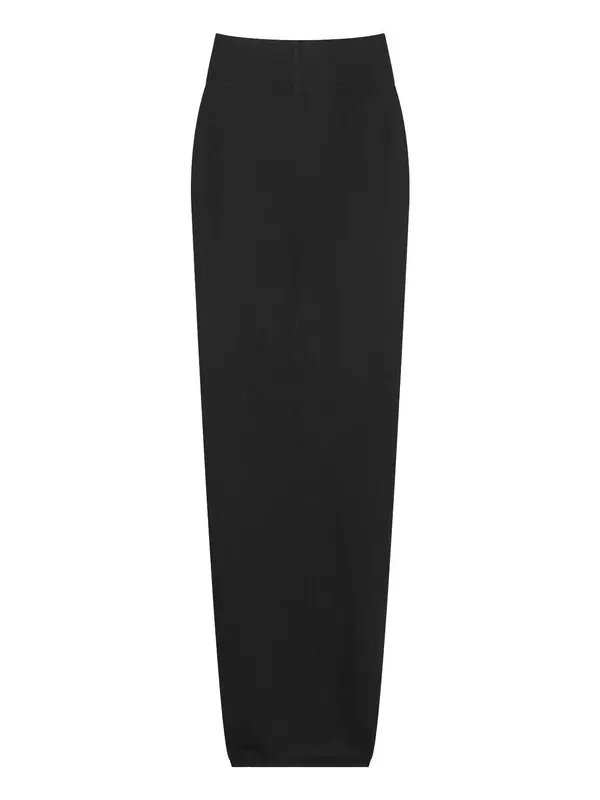 Rick Owens Pillar Maxi Skirt - Black