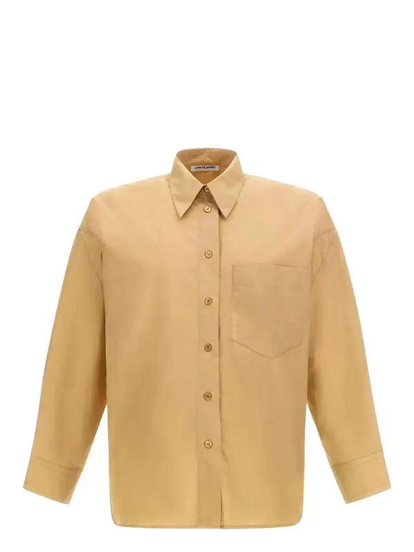LOW CLASSIC Cotton Shirt - Neutrals