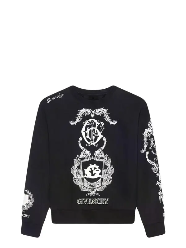 Givenchy Logo Print Sweatshirt - Black