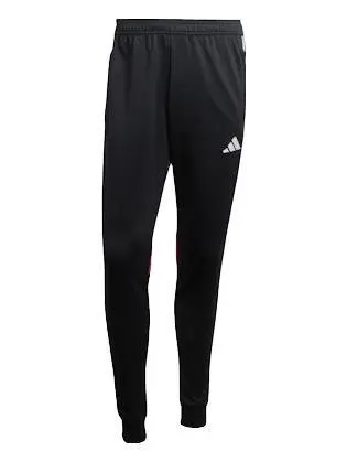 Adidas Tiro 25 Essentials Sweat Tracksuit Bottoms - Black/clear Grey/real Magenta