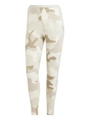Adidas Essentials 3stripes Camo Print 7/8 Length Leggings - Alumina