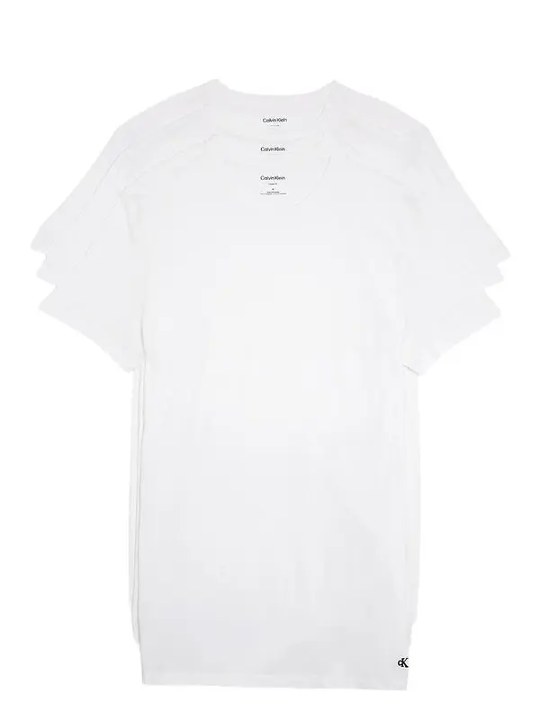 Calvin Klein Classic Crewneck Tees, Pack Of 3 - White