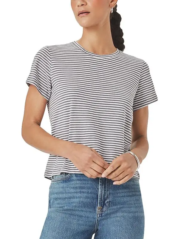 Splendid Louisa Stripe Tee - Soft Vob/white