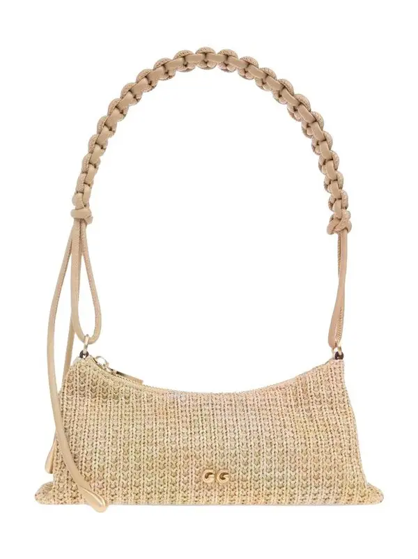 Cult Gaia Livi Wavy Shoulder Bag - Neutrals