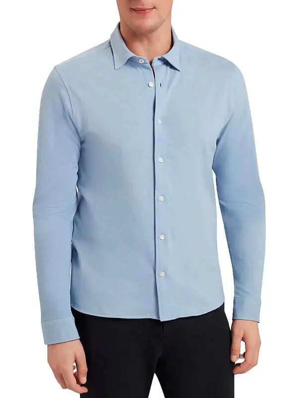 Ted Baker London Luckey Button Front Shirt - Blue