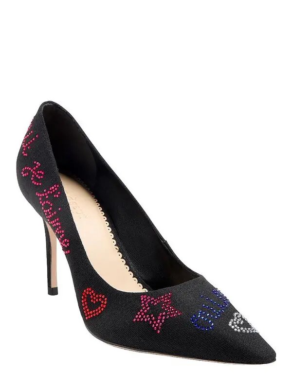 Cinq À Sept Juliet Embellished Pumps - Black/multi