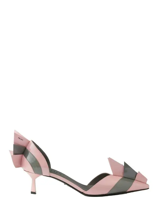 Prada 55mm Leather Pumps - Pink