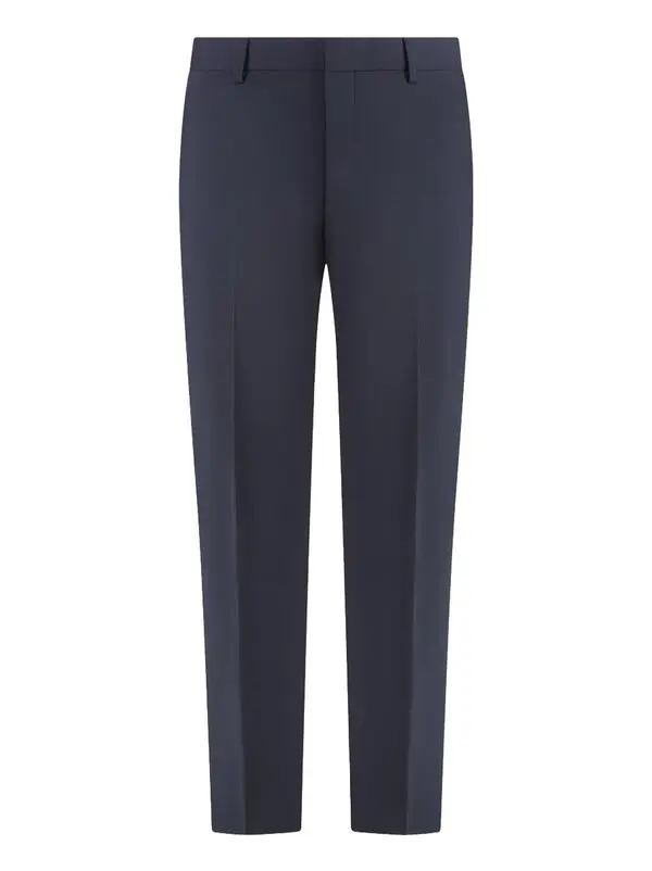 Prada Stretch Wool Trousers - Blue