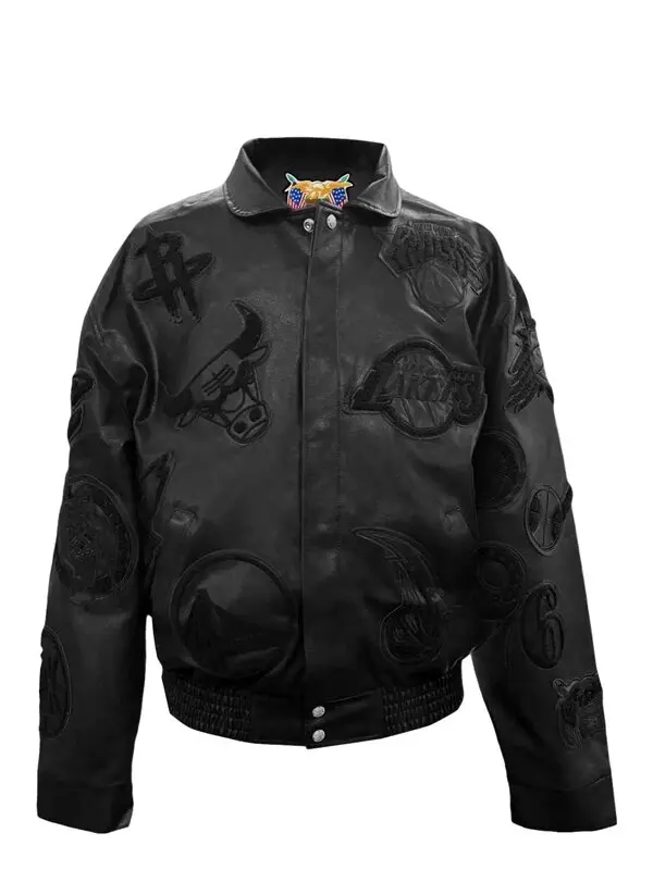 JEFF HAMILTON Nba Collage Jacket - Black