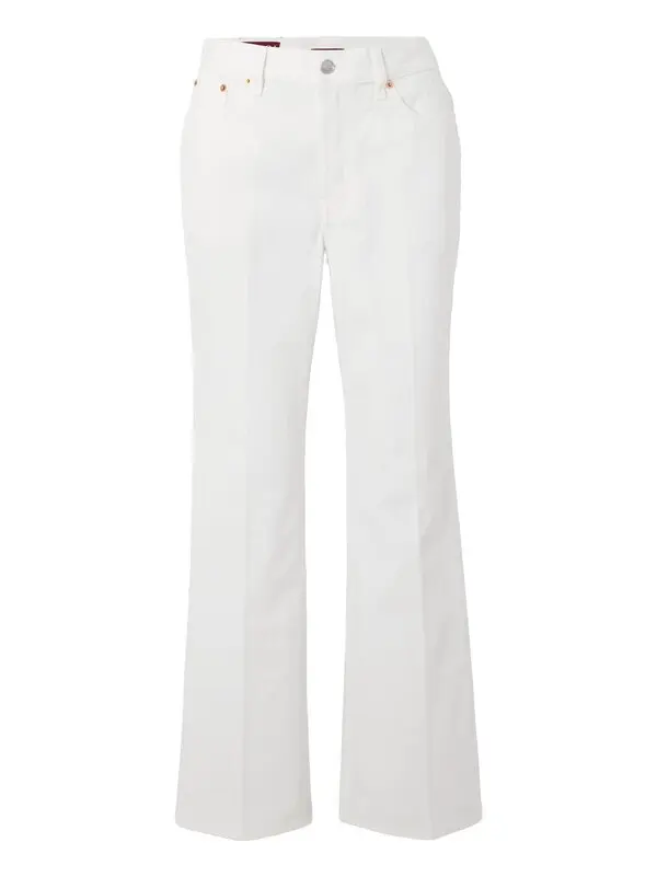 Gucci Mid-rise Flared Jeans - Off-white