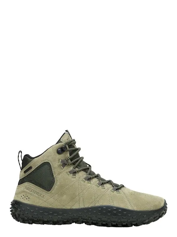 Merrell Wrapt Mid Waterproof Boots - Olive/black