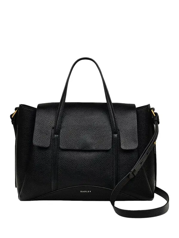 RADLEY The Chancery Flapover Satchel Bag - Black