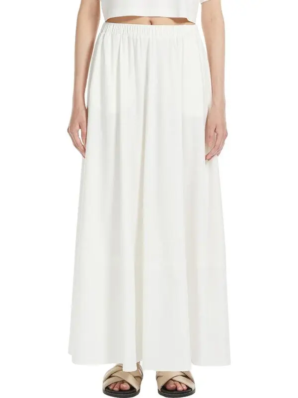 MM BY MAX MARA Mm Roal Modal Blend Maxi Skirt - White