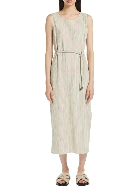 MM BY MAX MARA Mm Global Tie Waist Sleeveless Maxi Dress - Sand