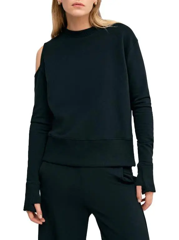 MARCELLA William Cutout Sweatshirt - Black