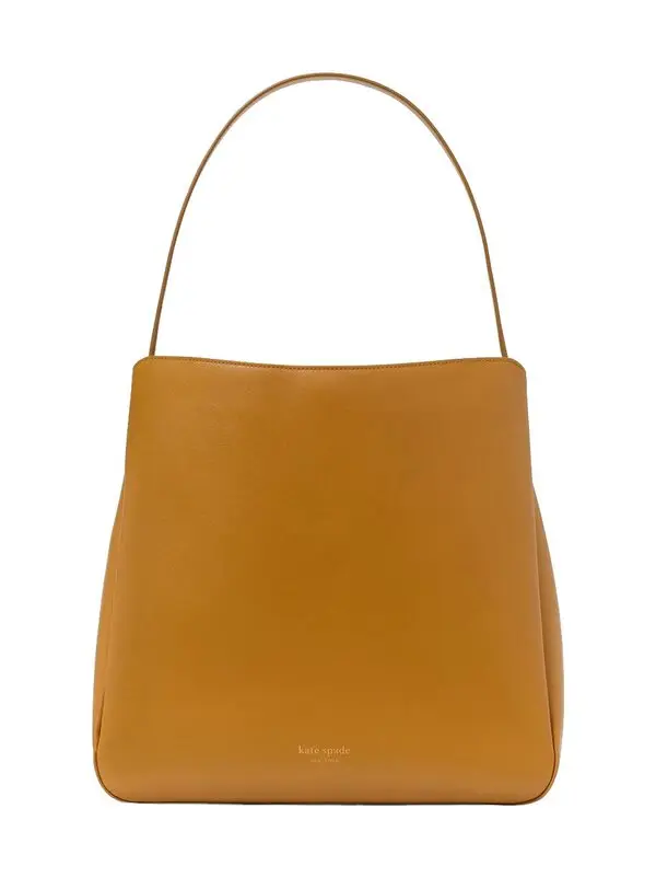 Kate Spade New York Large Grace Leather Shoulder Bag - Curry