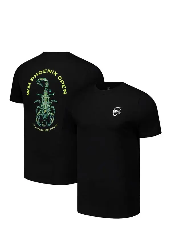 FLOMOTION Wm Phoenix Open Scorpion Graphic T-shirt - Black