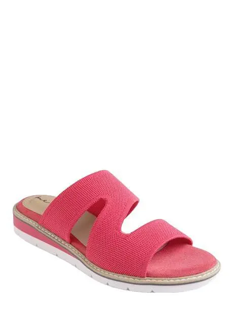 Me Too Ailee Wedge Slide Sandal - Punch