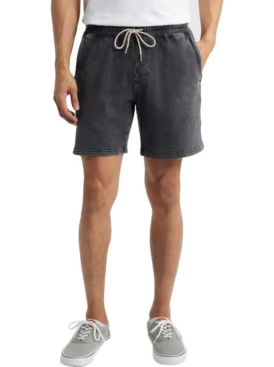 FAIR HARBOR Saltaire Sweat Shorts - Black