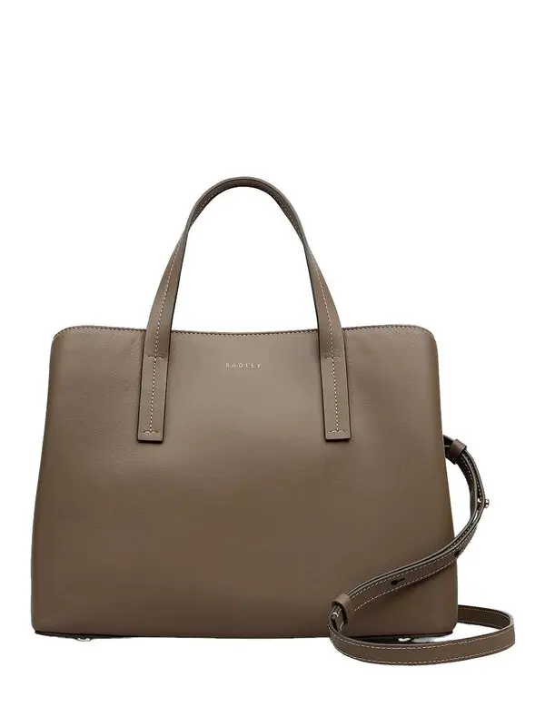 RADLEY Dukes Place Zip-top Satchel - Coffee