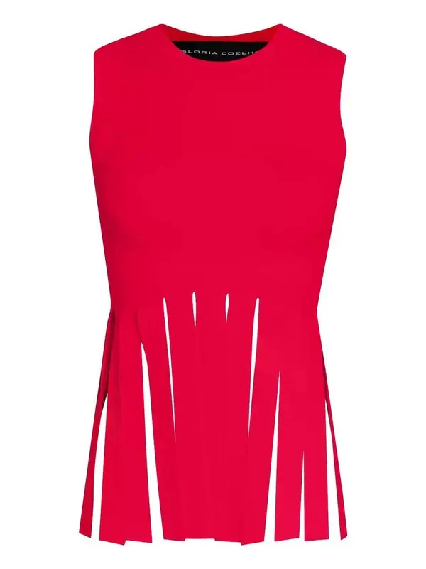 GLORIA COELHO Sleeveless Top - Red