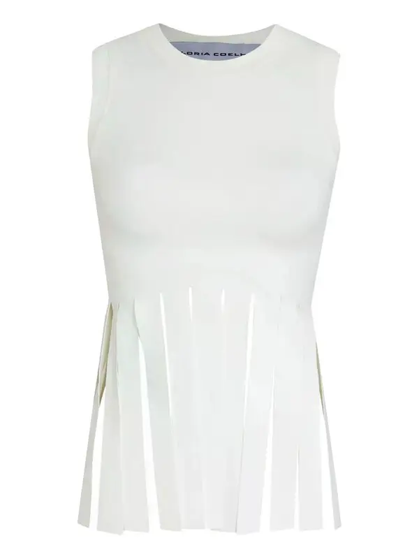 GLORIA COELHO Sleeveless Top - White