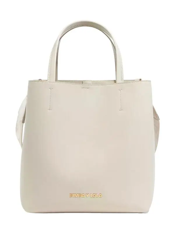 Bimba Y Lola Large Shoulder Bag - Neutrals