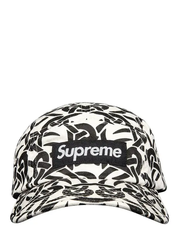 Supreme Celtic Knot Camp Cap - White