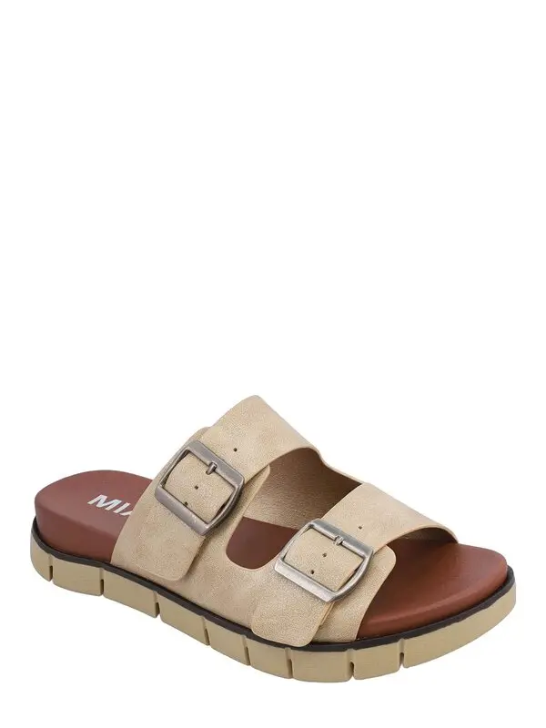 Mia Esei Slide Sandal - Dusty Soft Gold