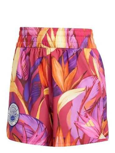 Adidas Farm Rio Pacer Shorts - Bold Pink/spring Yellow/lucid Fuchsia