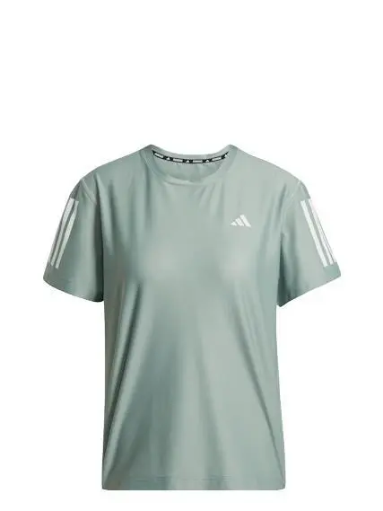 Adidas Own The Run T-shirt - Silver Green