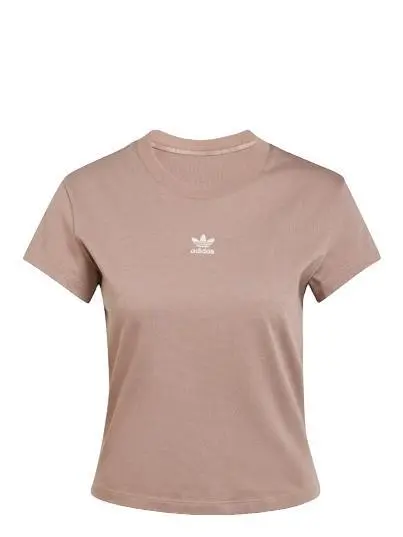 Adidas Essentials Slim T-shirt - Trace Brown
