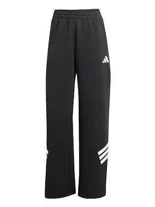 Adidas Future Icons 3-stripes Open-hem Tracksuit Bottoms - Black