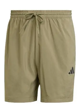 Adidas Essentials Small Logo Chelsea Shorts - Olive Strata/black