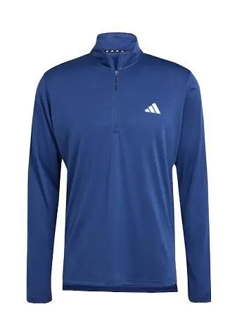 Adidas Train Essentials Long Sleeve Sweatshirt - Dark Blue