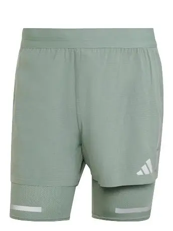 Adidas Ultimate Reflective In 1 Shorts - Silver Green