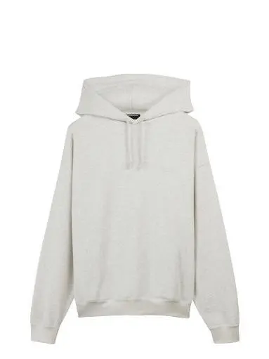 Adidas French Terry Hoodie - Light Grey Heather
