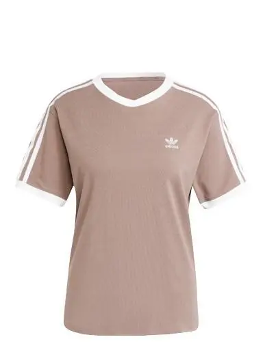 Adidas 3stripes T-shirt - Trace Brown