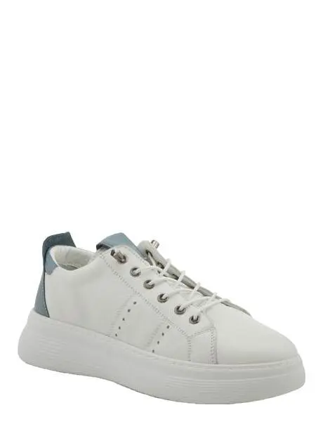 SPRING STEP SHOES France Leather Sneaker - Blue Multi