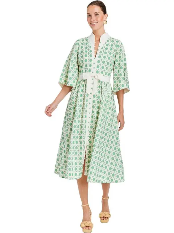 Mestiza New York Carmen Printed Midi Dress - Green