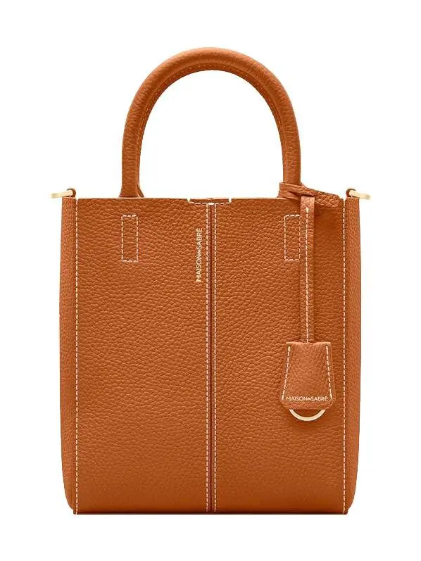 MAISON DE SABRE Mini Soft Tote - Pecan Nude