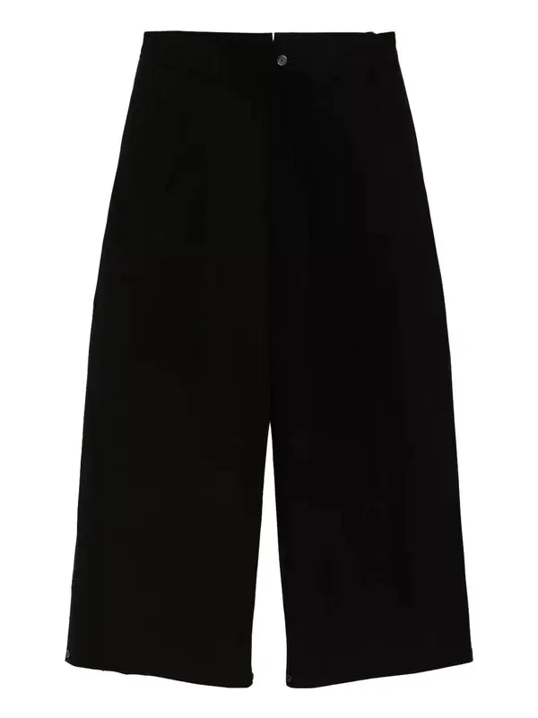 SONGZIO Wide Flared Trousers - Black