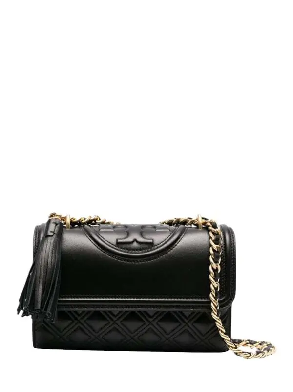 Tory Burch Fleming Small Convertible Shoulder Bag - Black