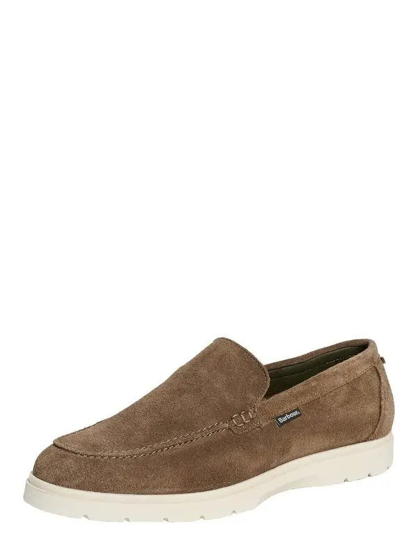 Barbour Carty Loafers - Taupe Suede