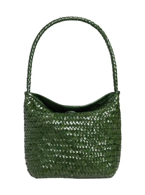 Madewell Woven Shoulder Bag - Golf Green